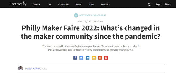 Technical.ly Article | Tuft the World